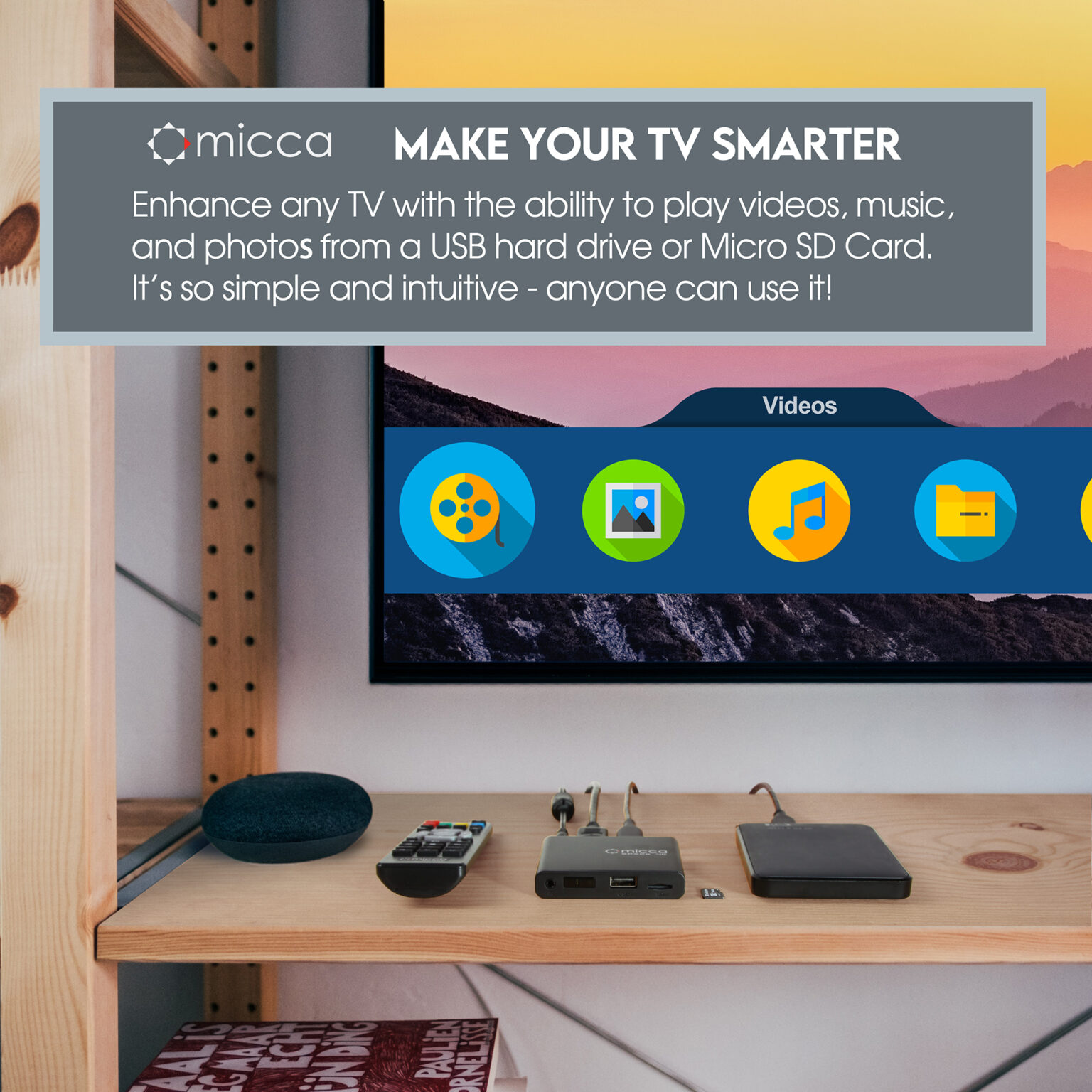 Micca Speck G3/4K Digital Media Player | Micca Electronics